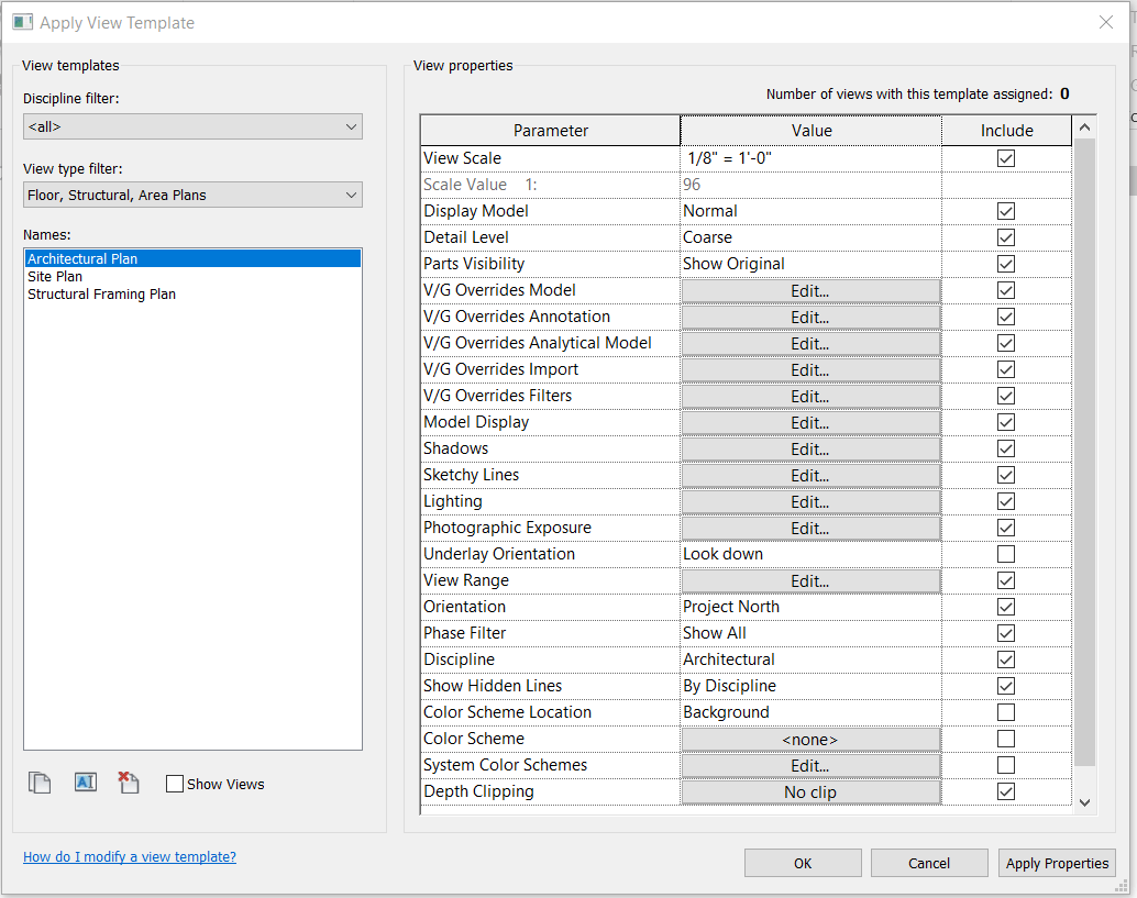 Standardization Using View Templates In Autodesk Revit ZenTek